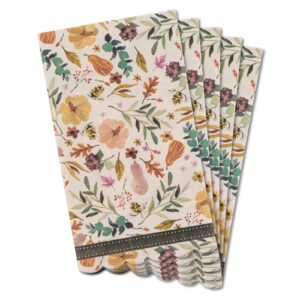 karma, 20-count 3-ply dinner size paper napkins, decorative guest paper napkins for party picnic, dinner, baby shower, bridal shower, pumpkin