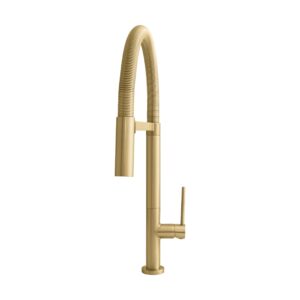 ZLINE Autograph Edition Incline Kitchen Faucet in Champagne Bronze (INC-KF-CB)