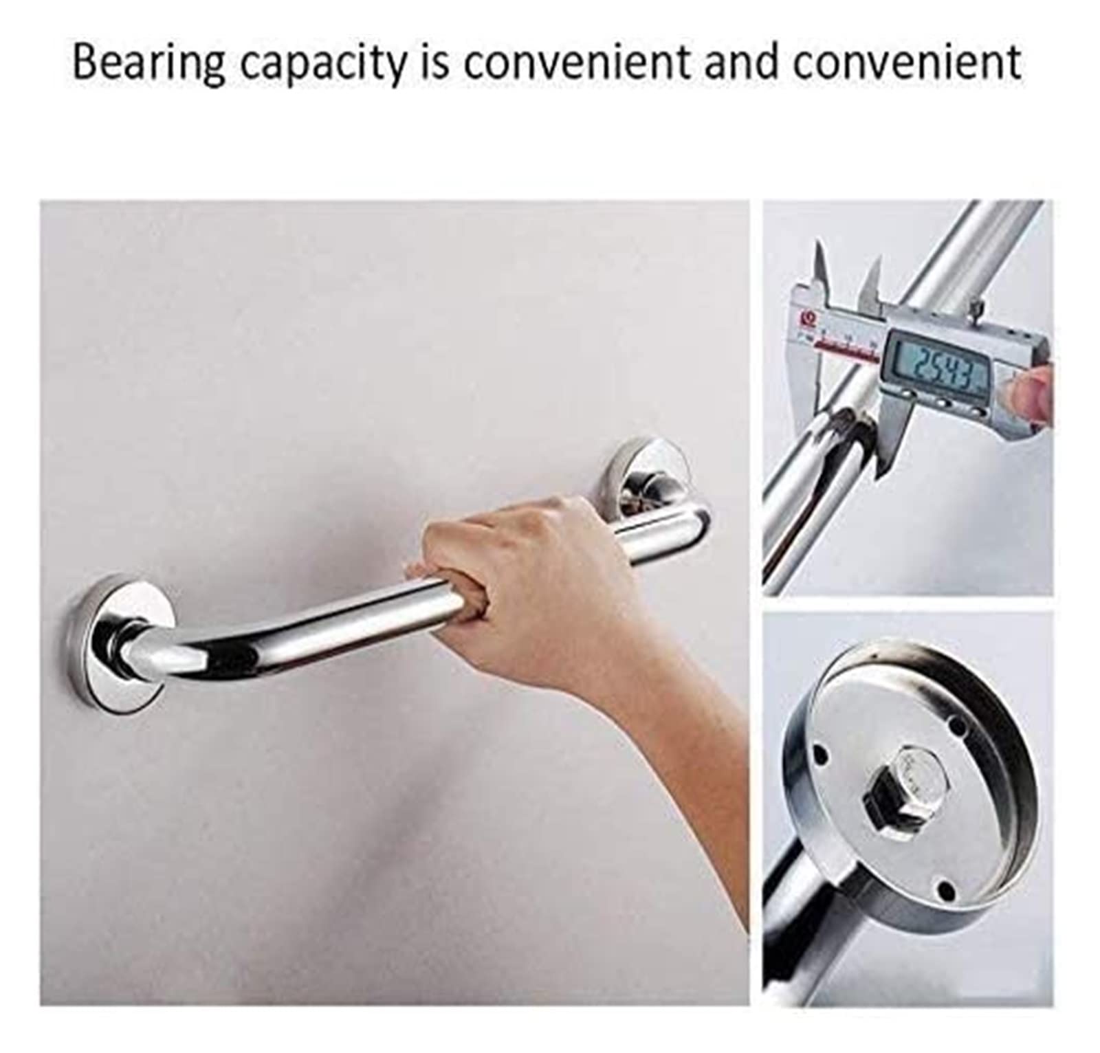 FHSRAEIP Grab Bars Shower Hand Towel Holder Bath Grab Handrail Bar Toilet Kitchen Staircase Non-Slip armrest for Children and The Elderly Handrail Bathroom Toilet