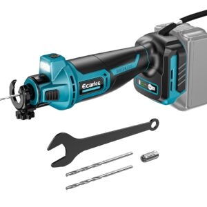 cordless drywall cut-out tool for makita 18v battery: 3 variable speed brushless-motor tool - (battery not included) drywall rotary saw tool kit for cutting wood drywall,sheetrock,wood,plywood