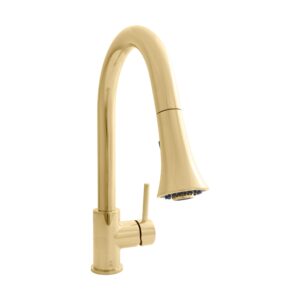 zline autograph edition edison kitchen faucet in polished gold (eds-kf-pg)