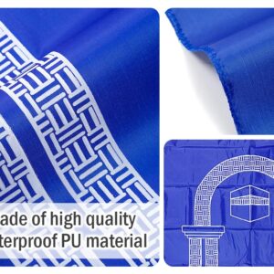 Anlising 5PCS Portable Muslim Prayer Mat, Muslim Travel Prayer Mat with Compass,Pocket Prayer Mat,Islamic Prayer Mat,Portable Foldable Prayer Rug,Muslim Prayer Mat,Islamic Pocket Prayer Rug(5 Colors)