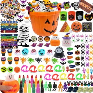 sqzuwit 200pcs halloween party toys assortment for kids halloween party favors prizes box toy assortment classroom trick treating halloween treasure box toys