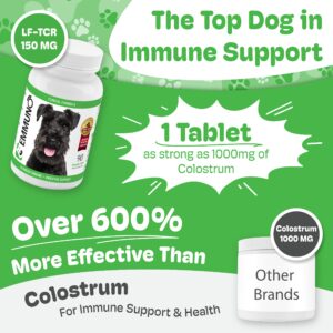 Canine Maintenance & Emmuno Canine - Ultimate Whole Body Support: Lactoferrin-Based Bone and Joint Support with All Natural Digestive, Immune, Probiotic & Skin Health Supplement - 90 Chewable Tablets