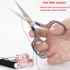 Sewing Scissors Sharp Embroidery Craft Crochet Scissors, 2 Piece Yarn Scissors Set for Needlework Arts & Crafts Crafts DIY Tools