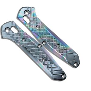 FRAG Oil Slick Black Zirconium Scales for Benchmade 940 Osborne