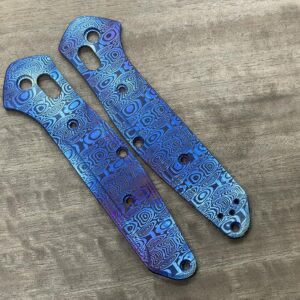 Dama LADDER Flamed Titanium Scales for Benchmade 940 Osborne