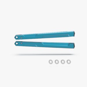 flytanium upgraded aluminum handles for kershaw lucha – fly-0765 (solar blue)