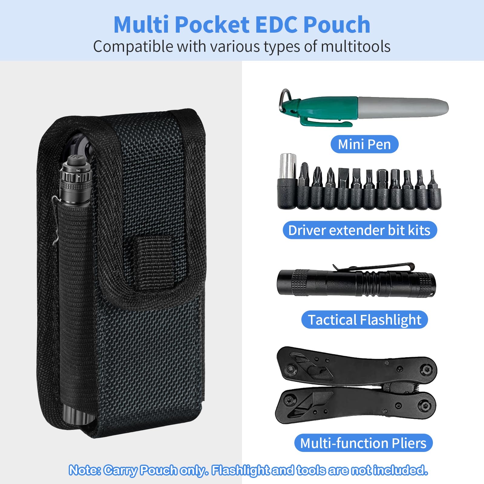 Product Image Kenobee Multitool Sheath EDC Pouch with Waxed Canvas Waist Pack Bag