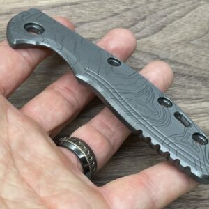 TOPO engraved Black Zirconium scale for XM-18 3.5 HINDERER