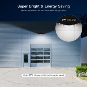 WYWNA LED Barn Lights Outdoor - 150W Dusk to Dawn Outdoor Lighting with Photocell 6500K Daylight 15000LM, AC120V LED Barn Light IP65 Waterproof Area Street Light for Security Yard Garage Farmhouse