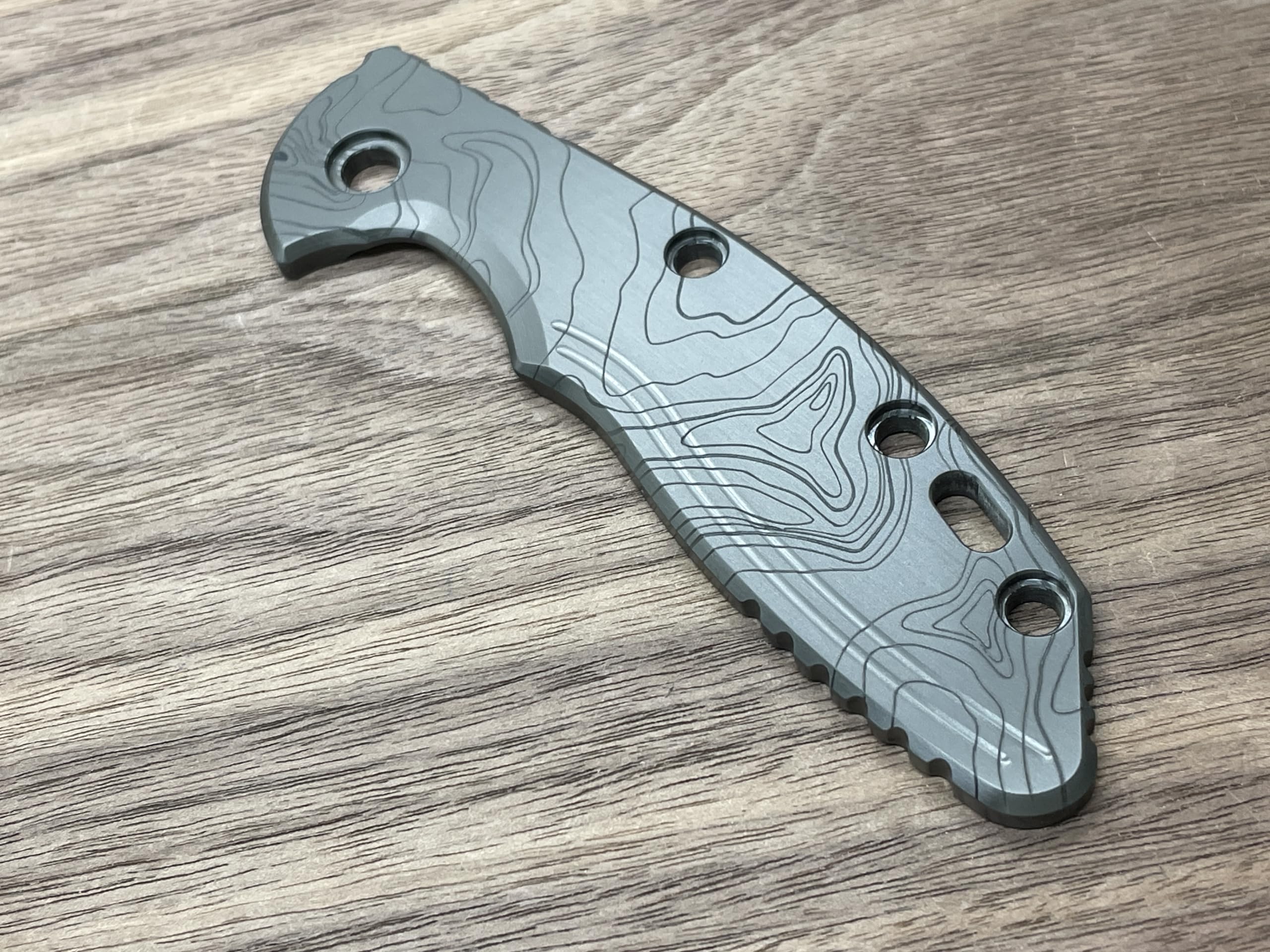 TOPO engraved Black Zirconium scale for XM-18 3.5 HINDERER