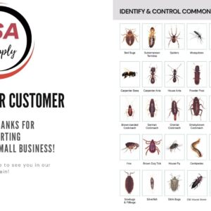 Vendetta Cockroach Gel Bait | Premium USA Supply Gloves for Safe Eradication | USA Supply Pest ID Card