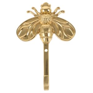 ciieeo wall hook bee design vintage towel hook coat hanger honeybee key holder animal rack for hanging scarves bags purses hats towels hat