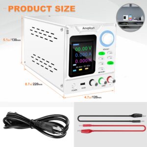 0~200V 0~1A Ac/dc Adjustable Lab Power Supply Adjustable DC Regulated Switching Power Supply Variable Adjustable Laboratory Desktop Power Supply (0-200V 0-1A)