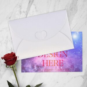 Custom Photo Greeting Card with Envelope - Personalize with Your Own Photo/Logo/Text for All Occasions, Christmas, Holidays, Weddings, Birthdays, Graduations, Thank You Cards 1-1000PCS