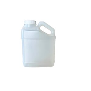 Plastic Jug with Cap and Handle, 1 Gallon, HDPE F-Style Container for Water, Food, Liquids, Storage (4)