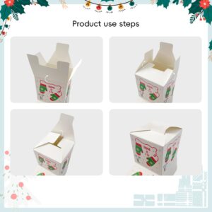 ysmile Christmas Advent Calendar 2024, DIY 25 Empty Christmas Countdown Box for Gift Wrap, 25 Days Number Xmas Holiday Dec