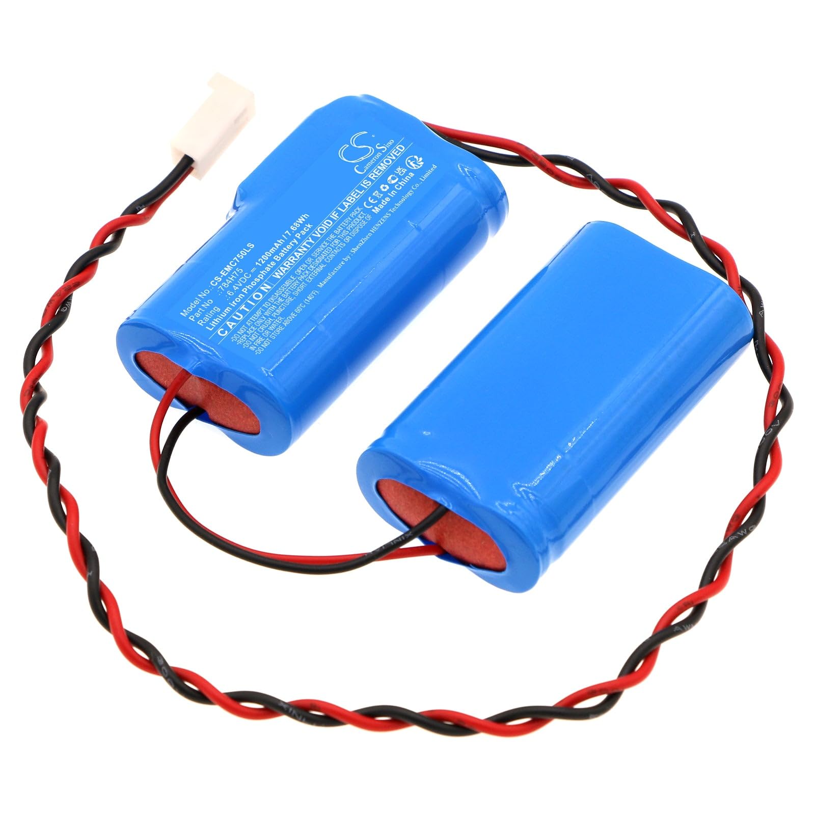 VI VINTRONS Battery for Dual-LITE EVCUGWD4, EVCURWD4, 784H75,