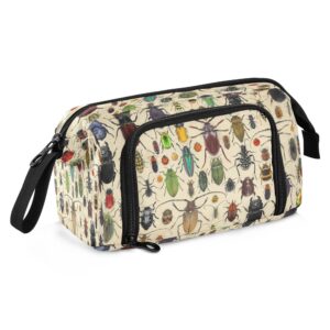 fisyme ladybugs beetles bugs pencil case large capacity pencil pouch pen bags box big makeup pencil case organizer