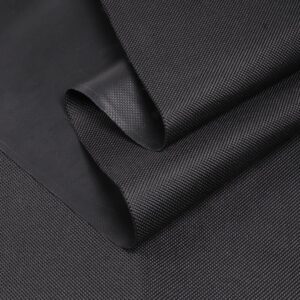 1800d waterproof canvas cordura fabric 180" l×60" w heavy duty marine awning fabric with pvc backing anti-uv reduce glare material for outdoor indoor sunbrella tent boat cushion 60" wide, black