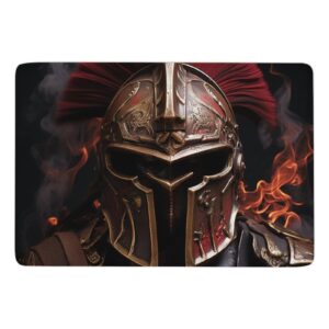 carpet for living room,spartan helmet printed soft area rug,anti-skid rectangular cozy soft throw rug,dorm living room home decor floor carpet