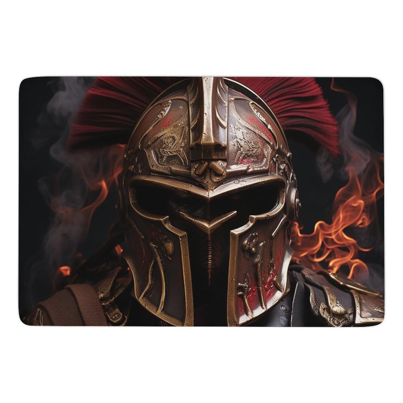 Carpet for Living Room,Spartan Helmet Printed Soft Area Rug,Anti-Skid Rectangular Cozy Soft Throw Rug,Dorm Living Room Home Decor Floor Carpet