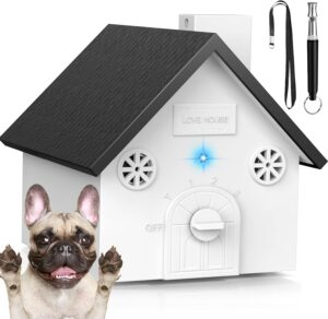 anti barking devices, dog bark control devices with 3 modes, 50 ft dog barking deterrent device bark box dog training & behavior aids, dog barking silencer for indoor & outdoor