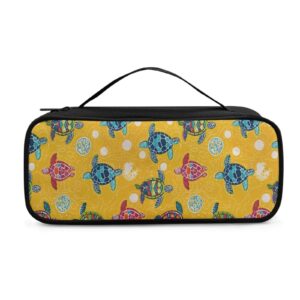 puganiruo colorful turtles stethoscope case for nurse and doctor, fits most stethoscope,stethoscope bag holder for nurse pen lights, nursing school essentials