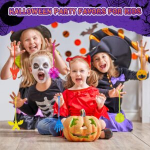 Halloween Sticky Hands Bulk 42PCS Halloween Party Favors for Kids Stretchy Halloween Sticky Hand Toy Halloween Goodie Bag Fillers Party Supplies Halloween Toys Classroom Prizes for Kids