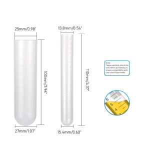 jiuwu 28 pcs centrifuge Tubes 1/2 oz Test Tubes with caps 5/3 oz Test Tubes with Rack（10 * 50 ml and 18 * 15 ml) for lab Tubes、Laboratory Supplies