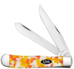 case candy corn kirinite - smooth trapper knife(10254 ss)