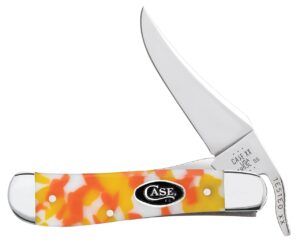 case candy corn kirinite - smooth russlock knife(101953l ss)