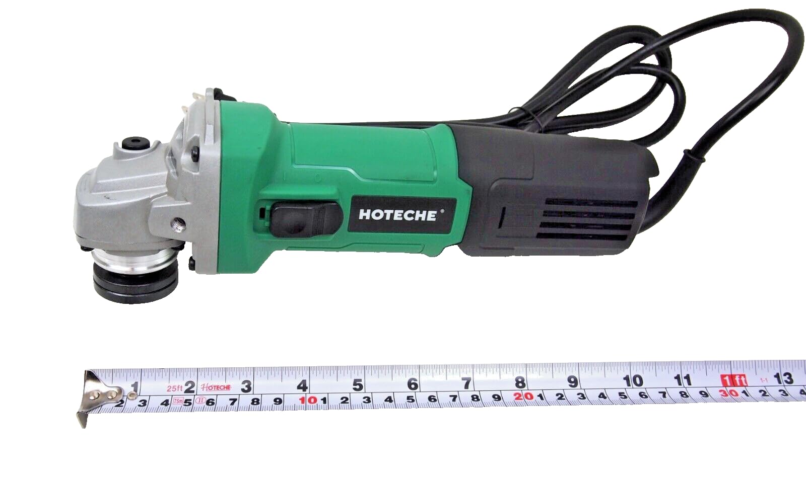 Hoteche 4-1/2"" 5"" Electric Variable Speed Angle Grinder 10AMP P800426A, Green