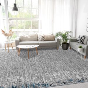 8x10 area rugs for living room machine washable modern abstract printed rug soft non slip carpet stain resistant non-shedding rugs for bedroom dining room kitchen office