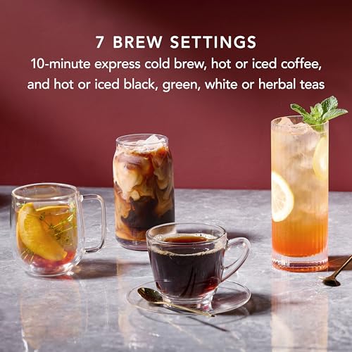 Mr. Coffee Perfect Brew, Intelligent Coffee Maker, Cold Brew Maker & Tea Brewer