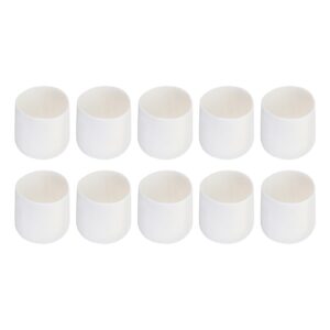 rebower screw thread protector cover rubber end caps, [for screw, bolt] - 1 3/4"(45mm) id/white/10pcs