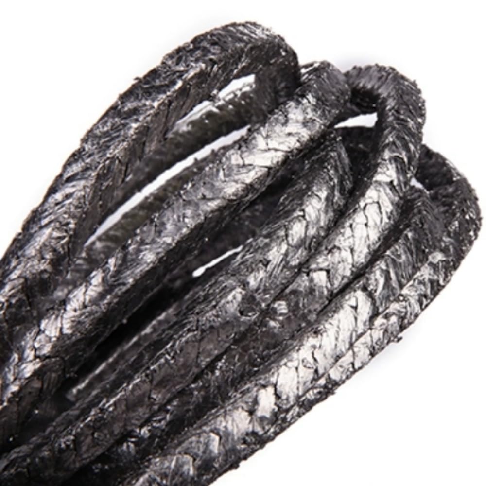 1 Meter Length for Pump Shaft Stem Square Gland Packing Graphite Seal Cord Rope, 22mm Width x 22mm Height