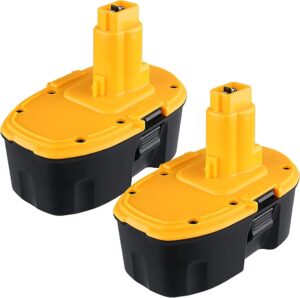 jaukist 18v replacement battery for dewalt dc9096 2 packs 5.0ah 18 volt xrp replacement batteries for dewalt de9096 dc9098 de9098 de9098 dw9096 dw9095 cordless power tools