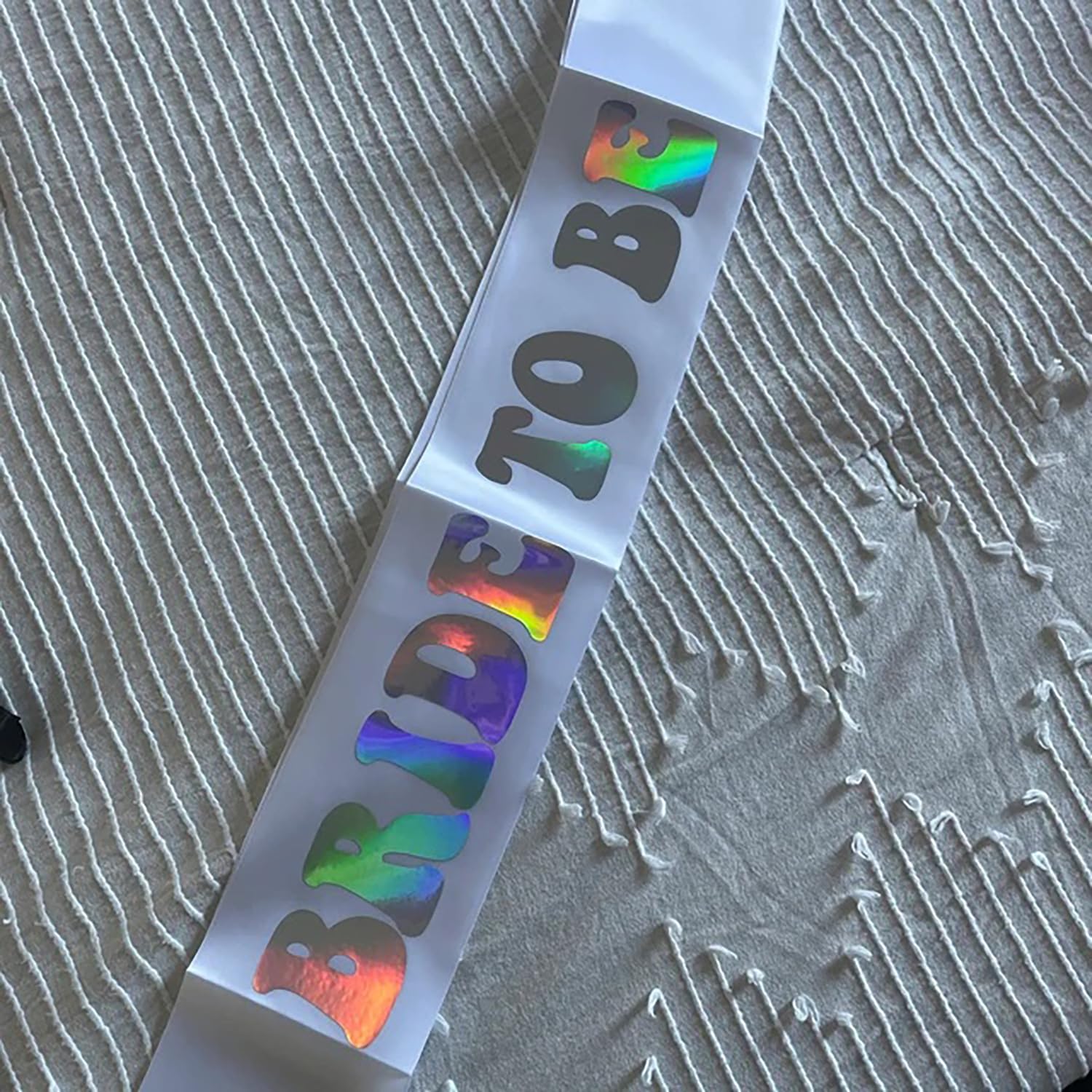 QPARTYFIRE Bachelorette Party Disco Themed Sash,Bride to Be Sash,Bachelorette Party Sash for Disco Ball Disco Theme Last Disco Space Cowgirl Sash