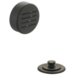 olympia d-820t-mb overflow and waste drain trim kit matte black