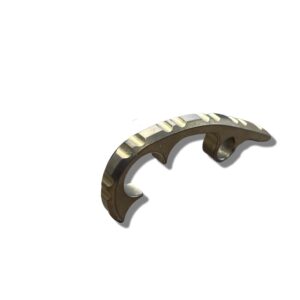 Metonboss Tumbled Bronze ano Titanium Gear BACKSPACER for Spyderco PARA 3