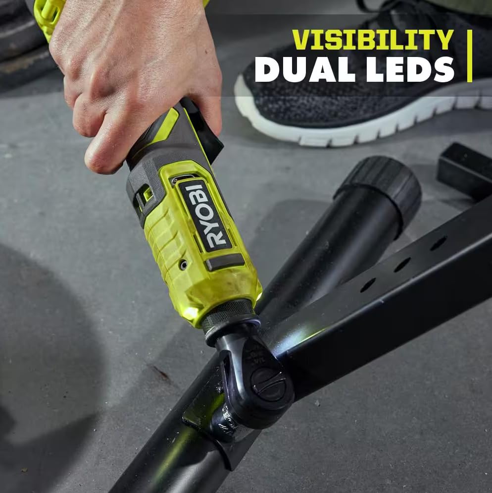 RYOBI ONE+ 18V Cordless Multi Size Ratchet (Tool Only) PCL280B