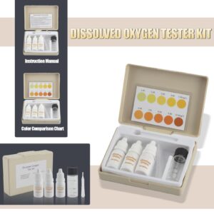 Dissolved Oxygen Test Kit - Accurate Water Testing for Freshwater, Saltwater Aquariums, Ponds, Sewage, etc. - All-in-One Solution, Quick and Easy Results