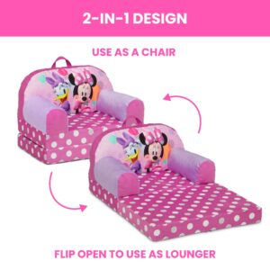 Delta Children - Minnie Mouse Cozee Buddy Flip-Out Kids Chair, Pink