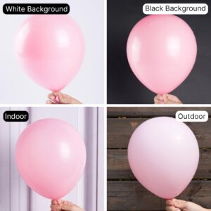 PartyWoo Pink Balloons 127 pcs Light Pink Balloons Different Sizes Pack of 36 18 12 10 5 Inch Pastel Pink Balloon Arch Kit Baby Pink Balloon Garland for Baby Shower Birthday Party Decorations Pink-Q05