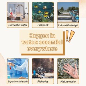 Dissolved Oxygen Test Kit - Accurate Water Testing for Freshwater, Saltwater Aquariums, Ponds, Sewage, etc. - All-in-One Solution, Quick and Easy Results