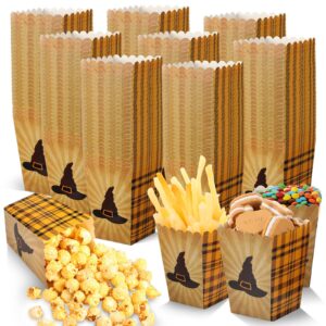 motimind 100 pcs popcorn containers bulk for party mini popcorn box wizard popcorn treat boxes popcorn bowls snack candy box for witch baby shower wizard theme popcorn boxes birthday party supplies