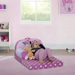 Delta Children - Minnie Mouse Cozee Buddy Flip-Out Kids Chair, Pink