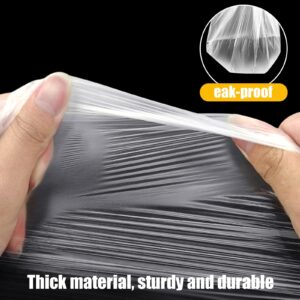 8 Pack 12 x 9 Ft Extra Large Plastic Drop Cloths for Painting, Thickened Painter's Disposable Plastic Cover for Painting Protection,Plastic Tarp Sheeting for Painting Furniture Floor Protector (8)